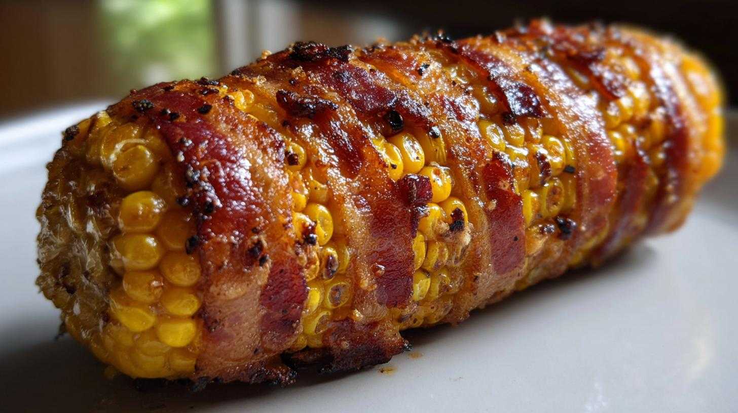 Amazing Bacon-Wrapped Grilled Corn on the Cob in 15 Minutes - The Cook Chic