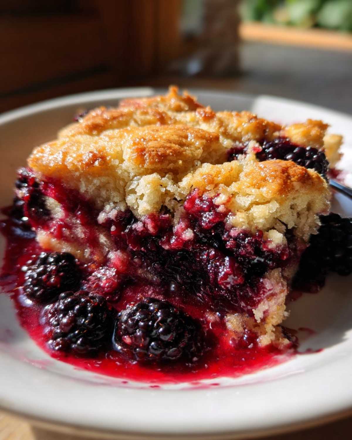 Delicious Black Raspberry Cobbler in 40 Minutes - The Cook Chic