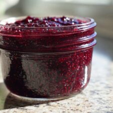 Secret Homemade Black Raspberry Jam in 15 Minutes - The Cook Chic