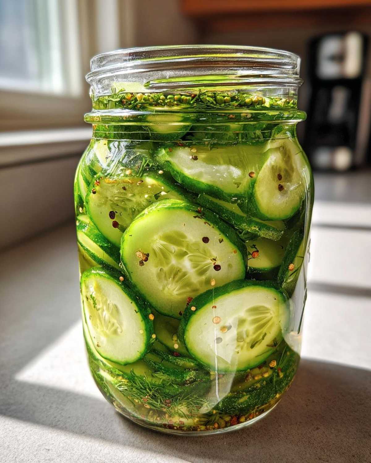 Quick Pickled Cucumbers (Refrigerator Pickles): 3 hours to happiness ...