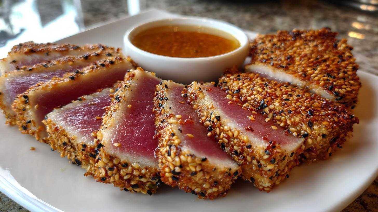 Perfect Sesame-Crusted Tuna Steak in just 15 Minutes - The Cook Chic